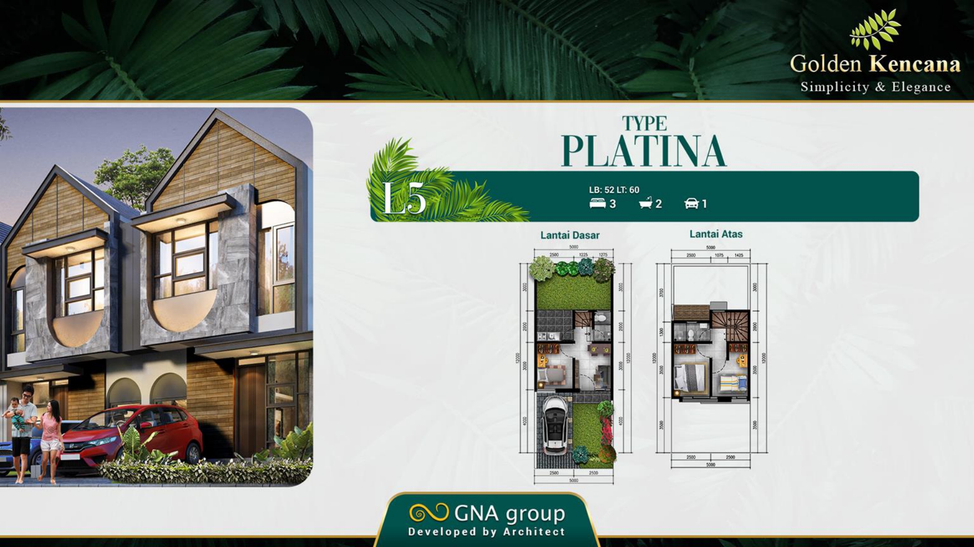 GOLDEN KENCANA by GNA Group - Harga mulai Rp 600 Jt an