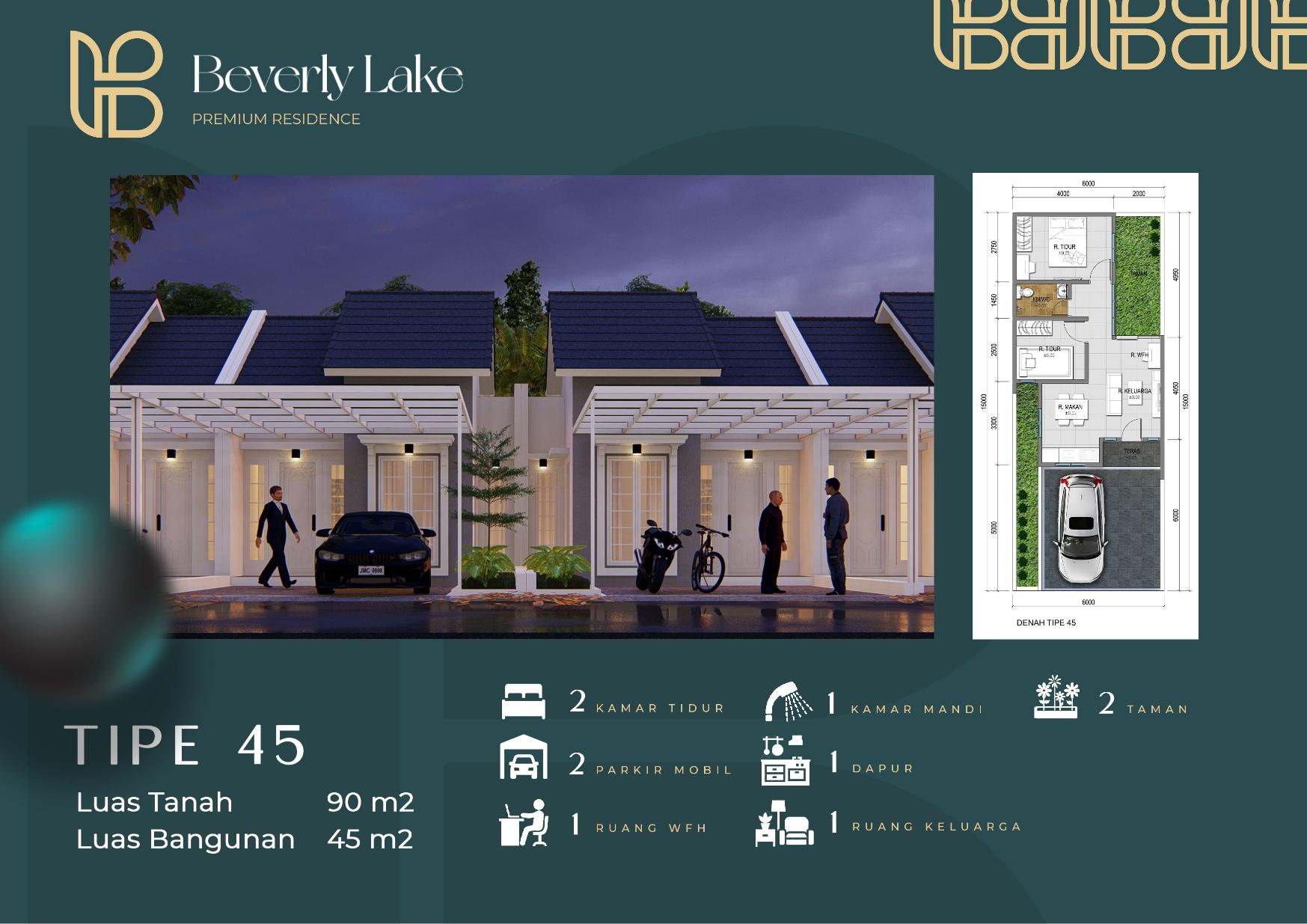 BAVERLY LAKE @ Parung Panjang Serpong - Rumah Dijual